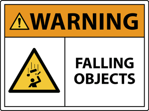 Warning Falling Objects - BuySafeBuildSmart